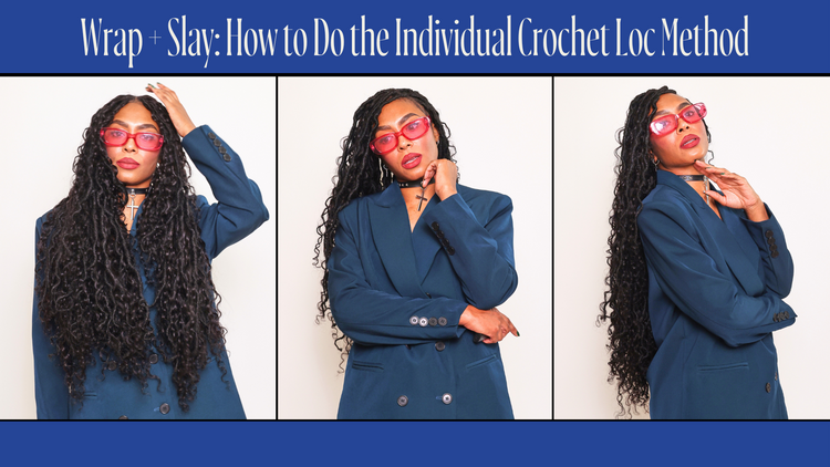 Wrap + Slay: How to Do the Individual Crochet Loc Method – Boho Locs