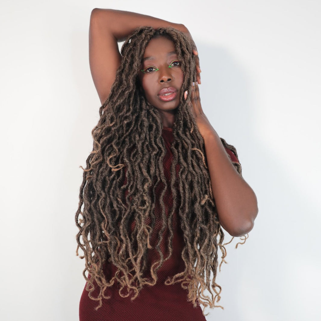 Goddess Locs - Natural Looking Faux Crochet Hair – Boho Locs