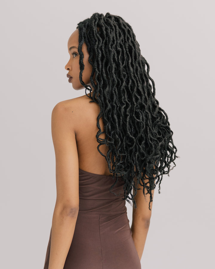 Goddess Locs - Natural Looking Faux Crochet Hair – Boho Locs